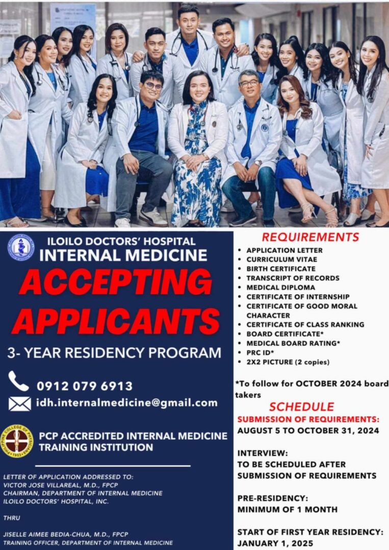 Careers - ILOILO DOCTORS HOSPITAL, INC